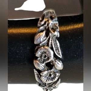 Jewelry | Gorgeous Floral 925 Real Silver Ring | Poshmark